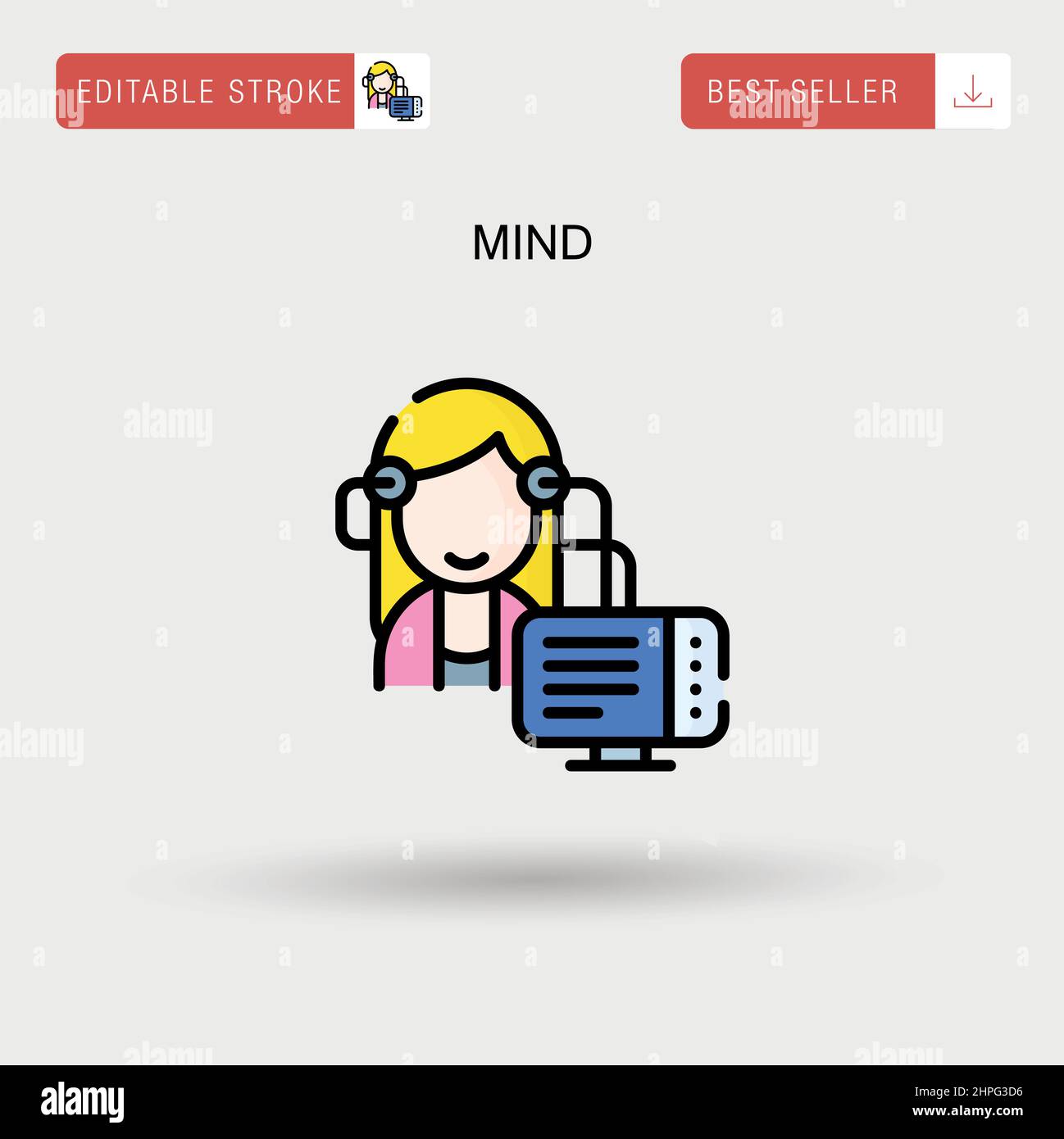 Meditation mindful Stock Vector Images - Alamy