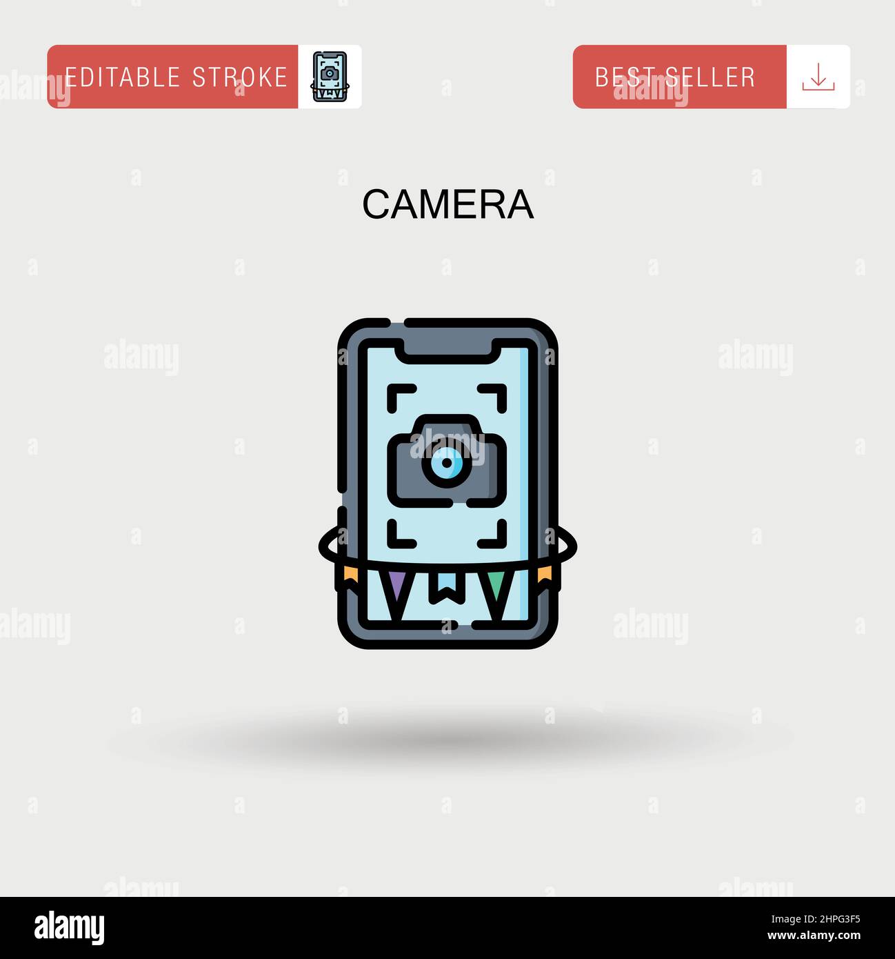 Camera Simple vector icon Stock Vector Image & Art - Alamy