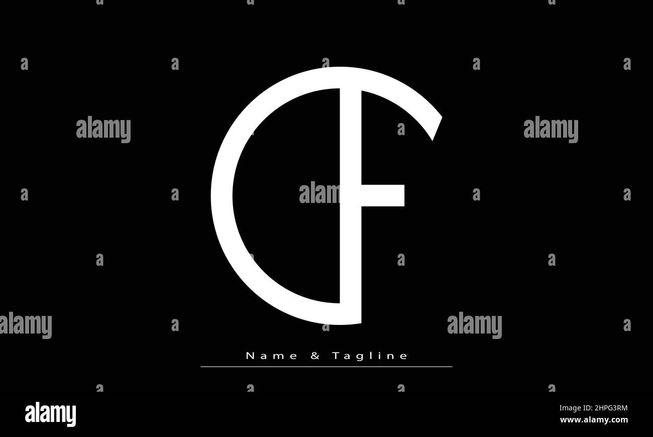 Alphabet letters Initials Monogram logo CF, FC Stock Vector Image & Art ...