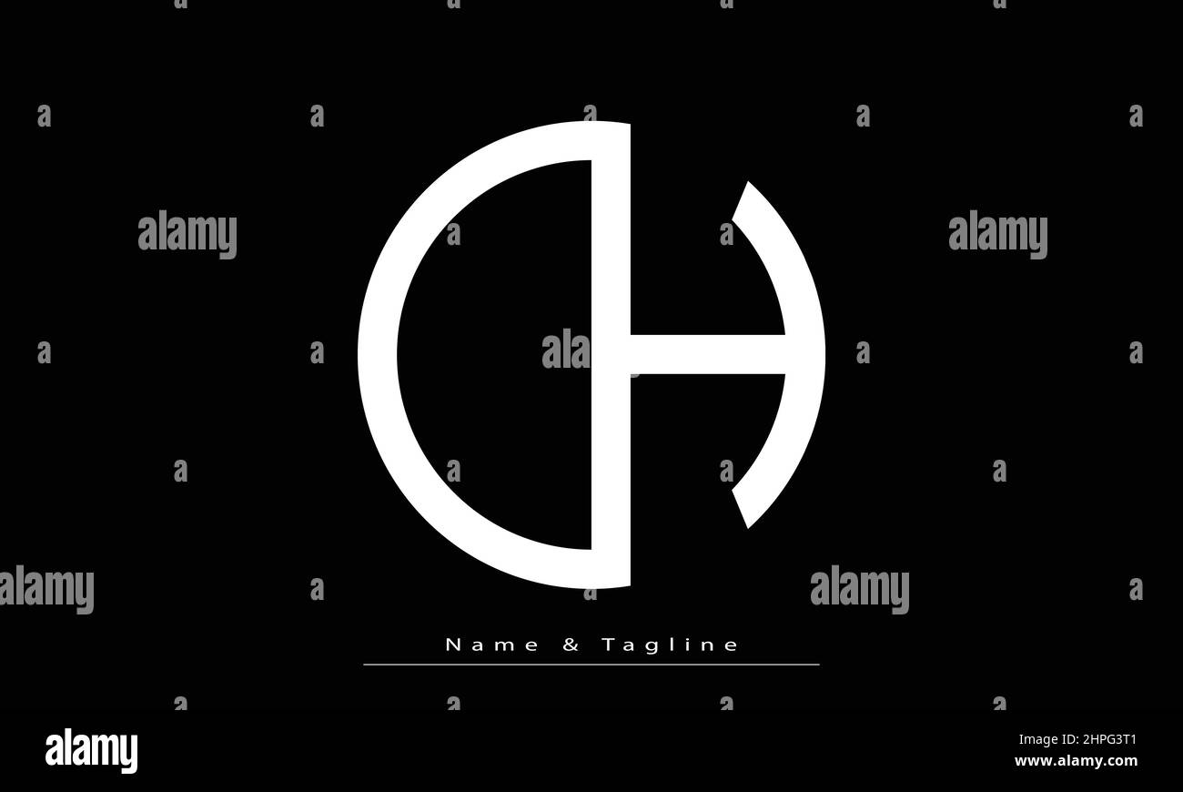 Alphabet letters Initials Monogram logo CH,HC Stock Vector Image & Art ...