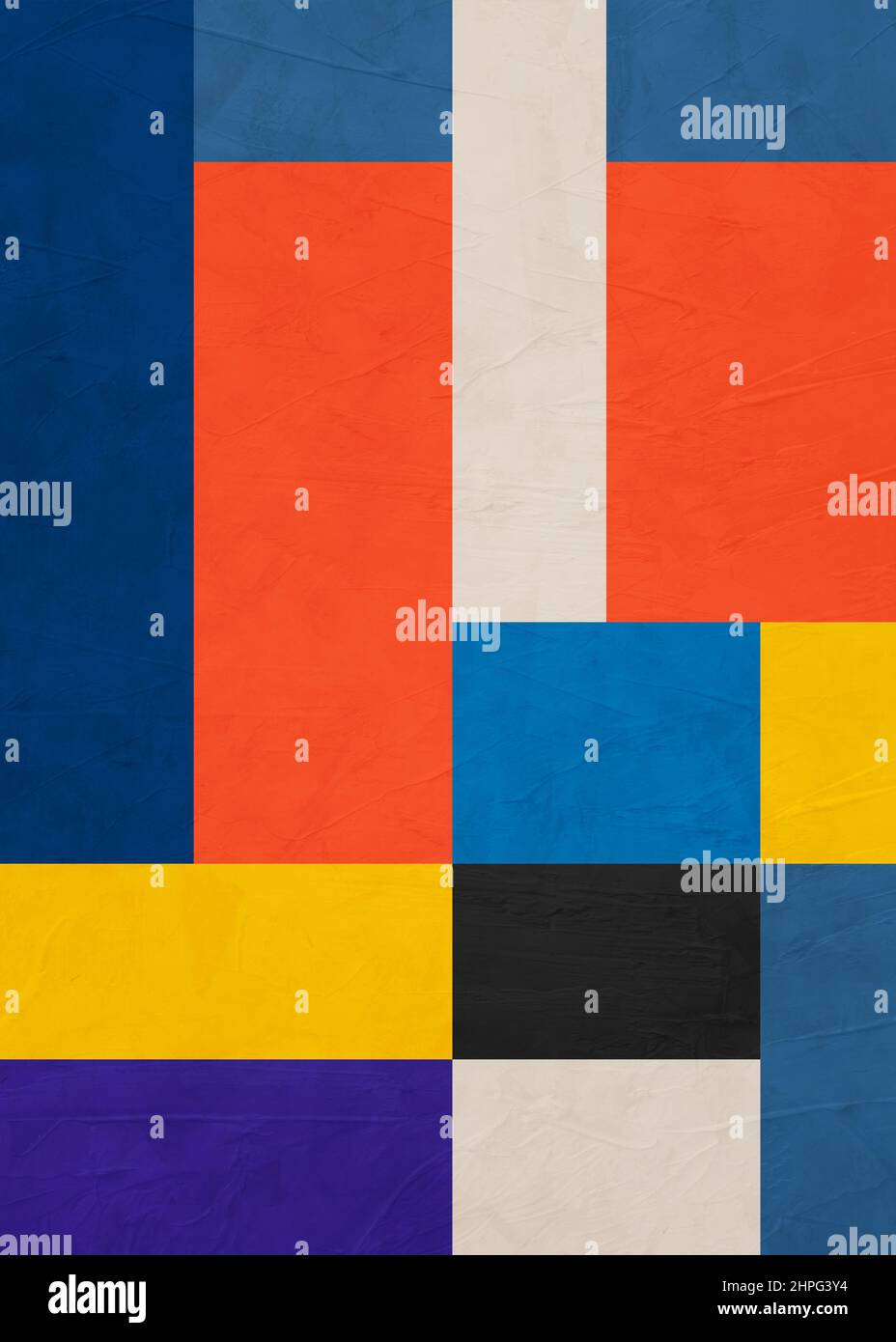 Abstract art of geometric shapes with colorful texture Stock Photo - Alamy