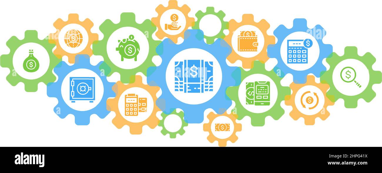 Money and Banking landing page template. Credit Card, Currency Exchange ...