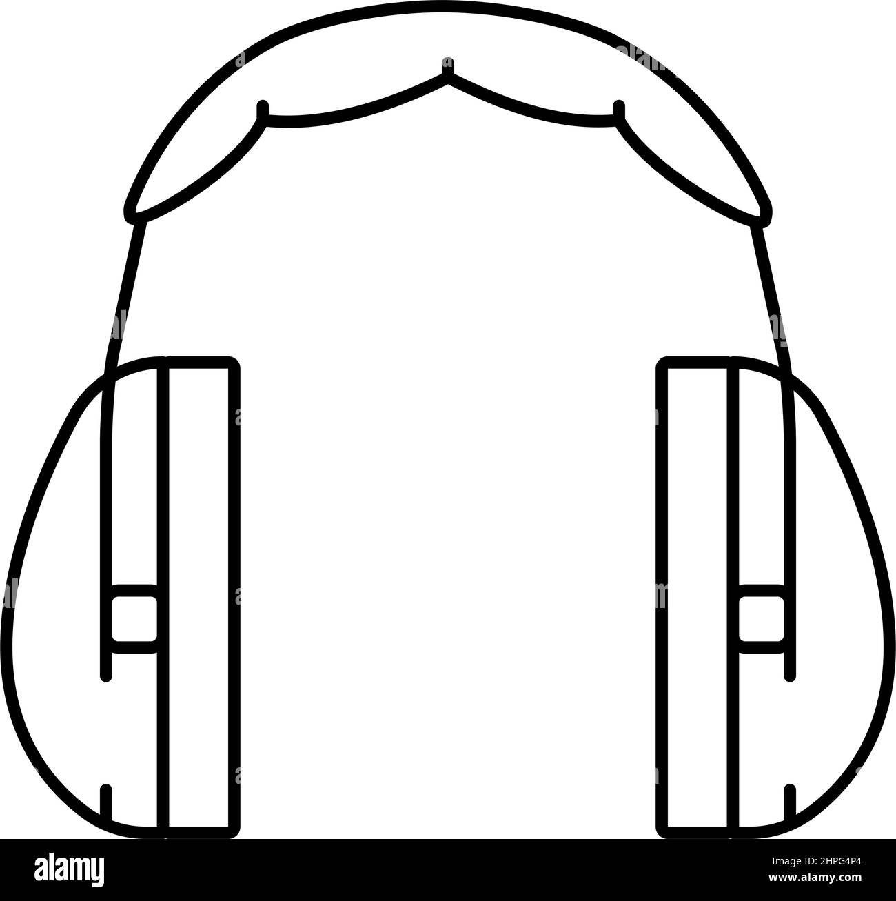 ear muffs line icon vector illustration Stock Vector Image & Art - Alamy