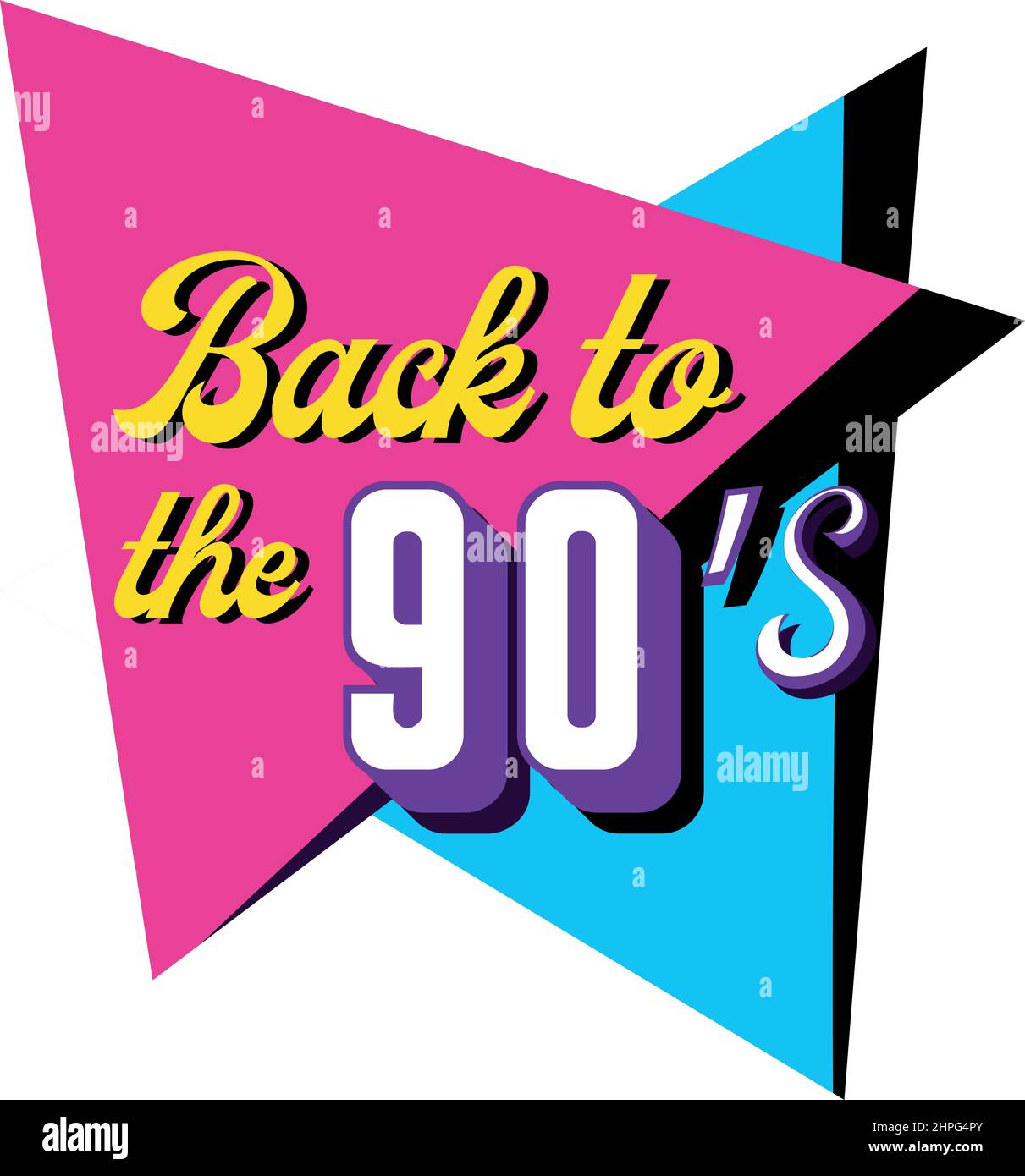 back to the 90s Stock Vector Image & Art - Alamy