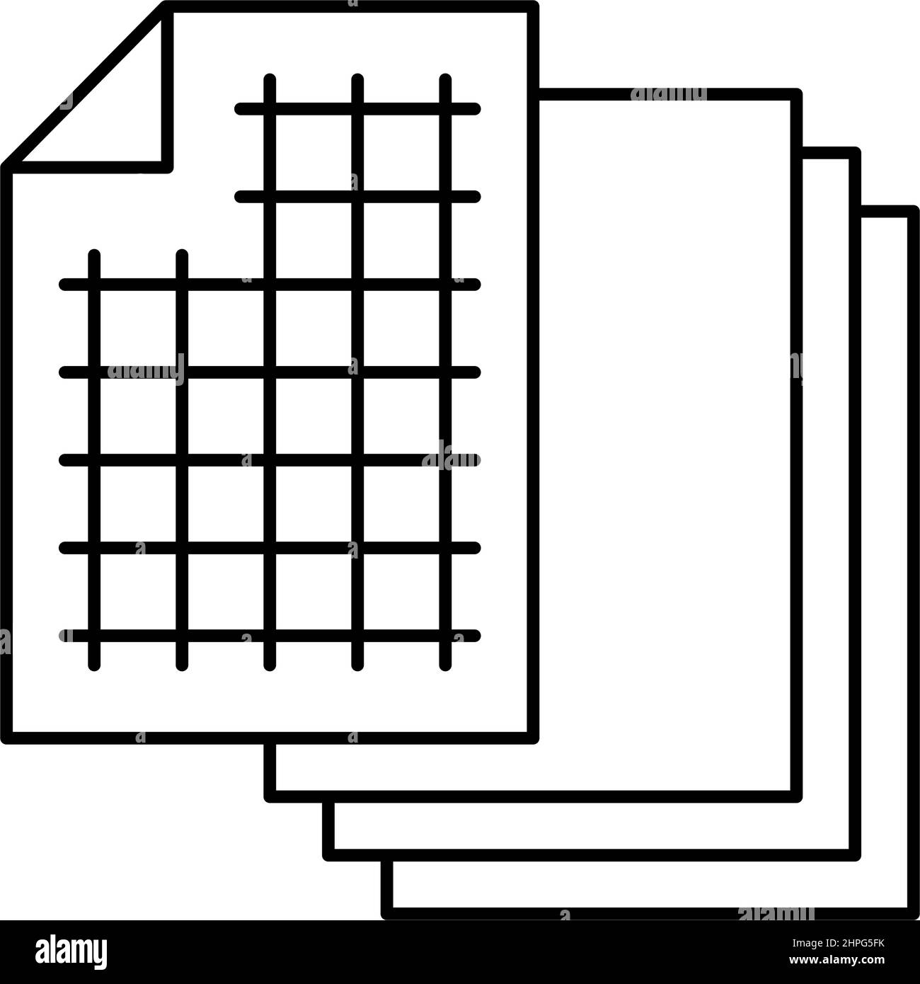 Chart attachment Black and White Stock Photos & Images - Alamy