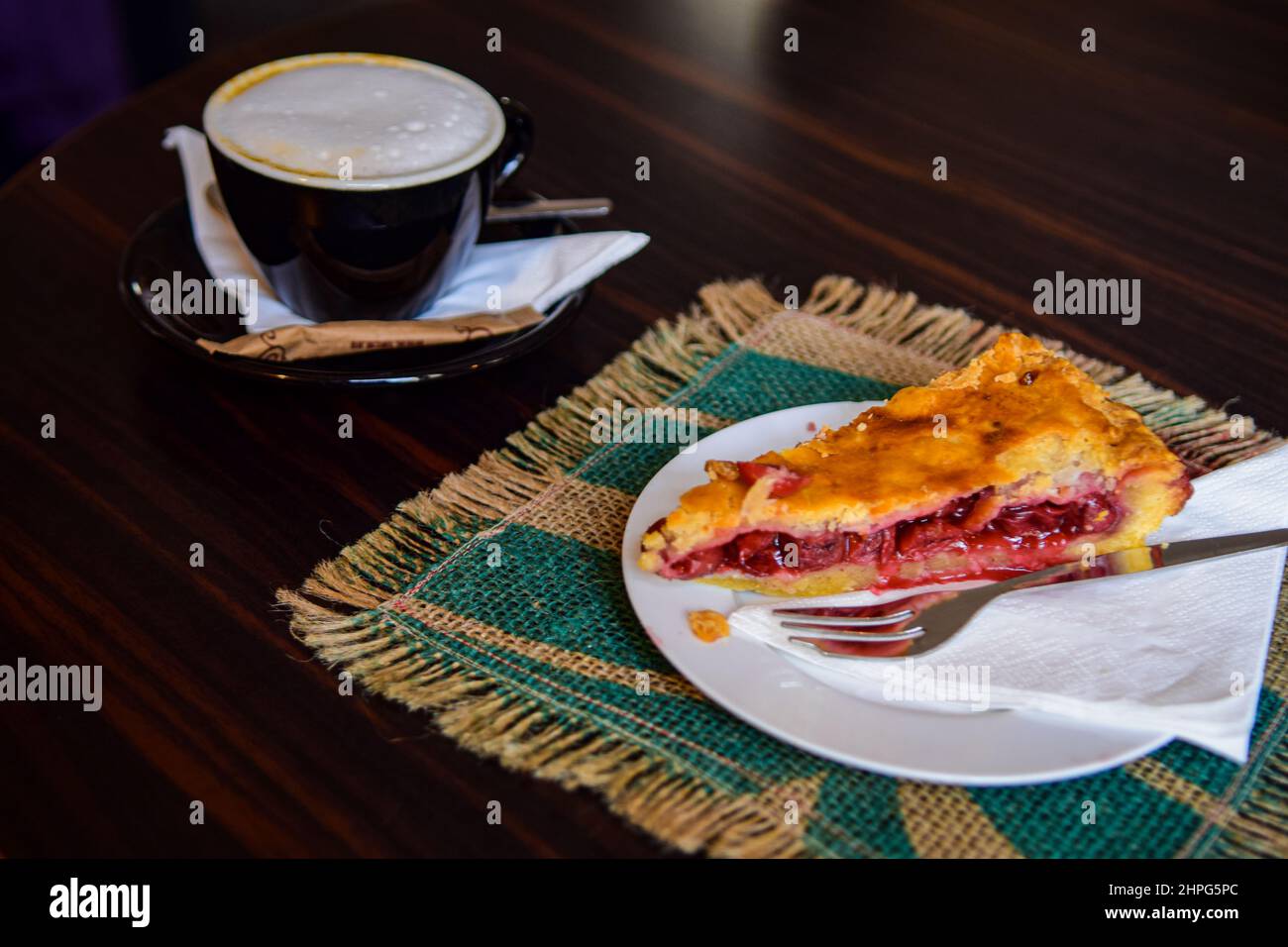 Interior of Drót cafe in Tokaj, a historical town in Borsod-Abaúj ...