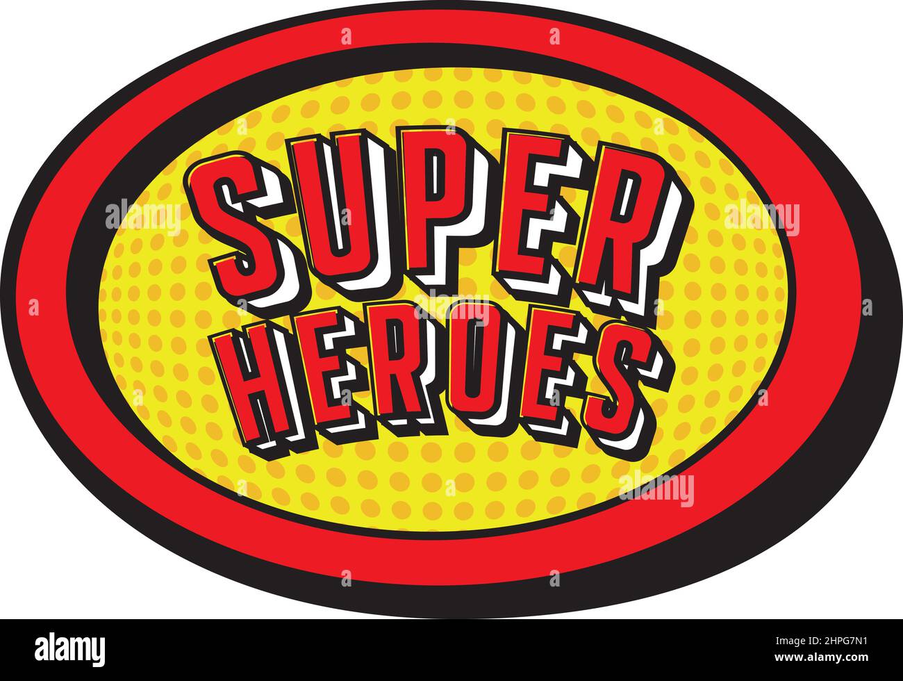 super heroes badge Stock Vector Image & Art - Alamy