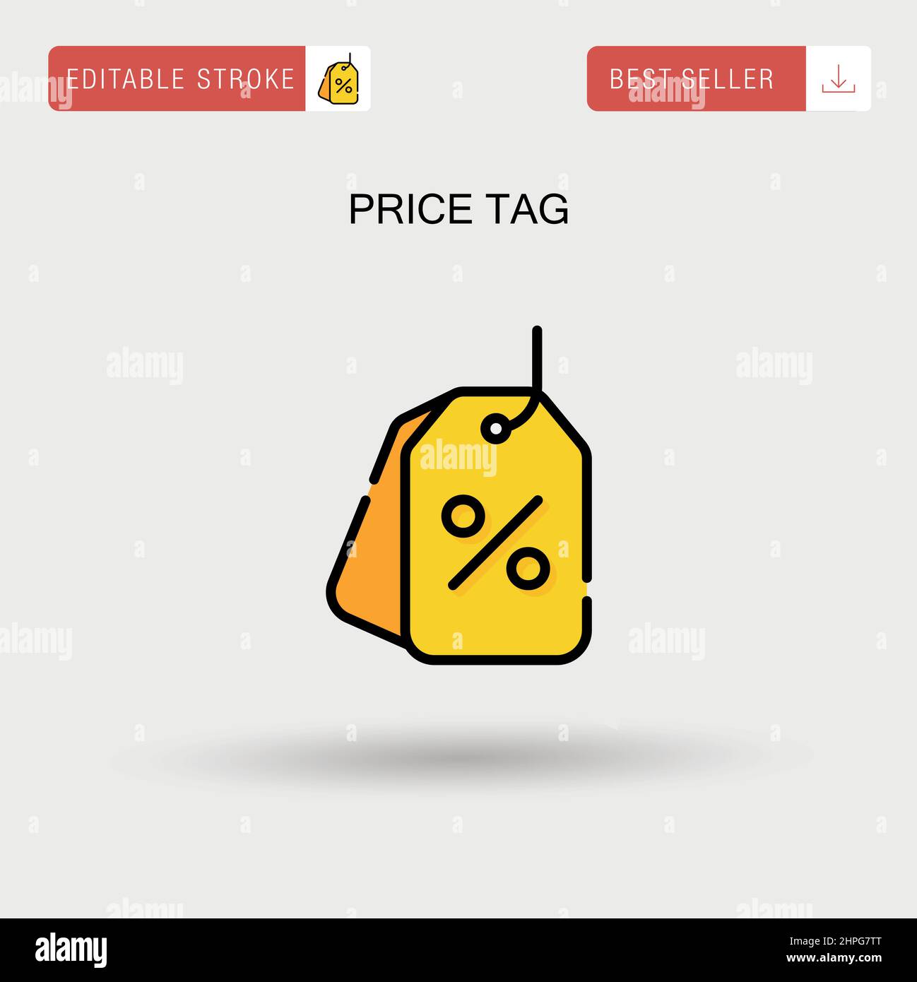 Price tag Simple vector icon Stock Vector Image & Art - Alamy