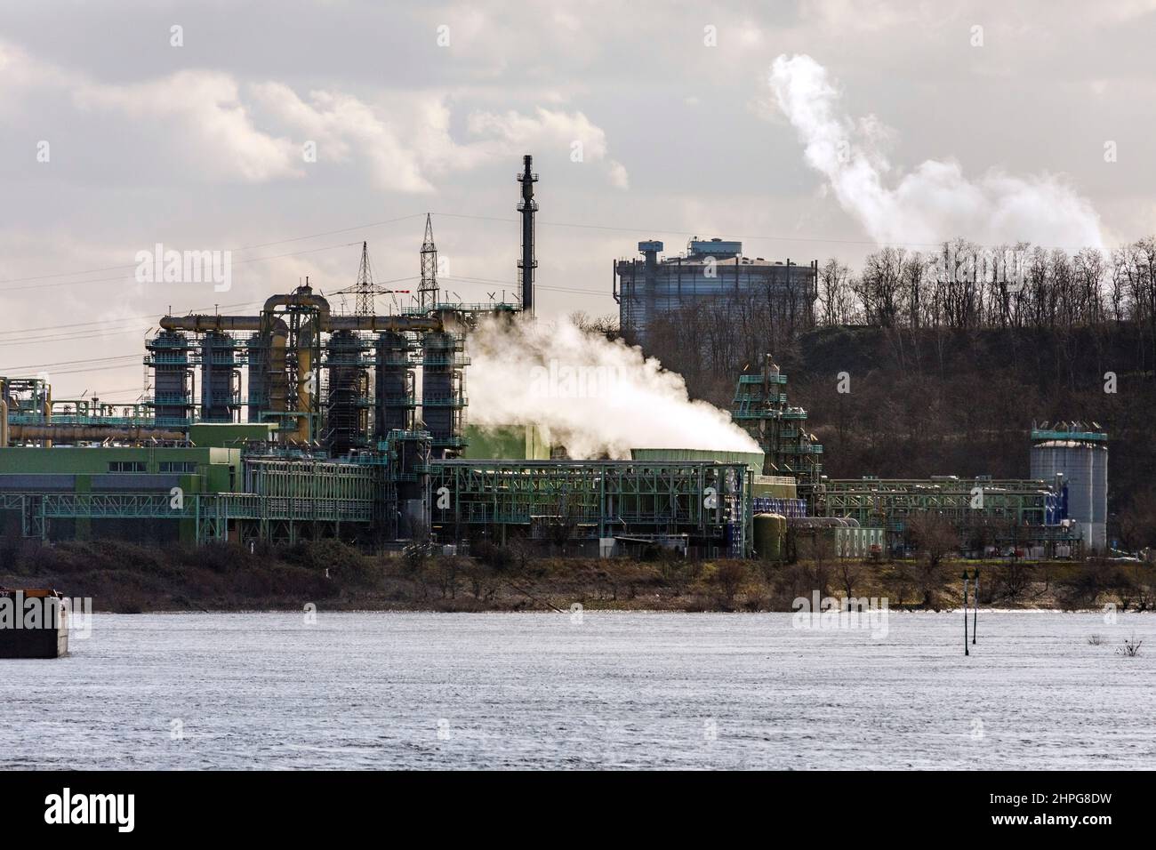 Thyssenkrupp Steel Europe AG on the Rhine in Duisburg Stock Photo - Alamy