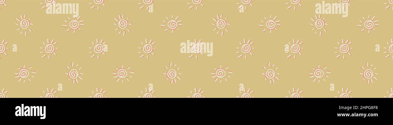 Gender neutral sunshine vector banner . Simple whimsical romantic 2 ...