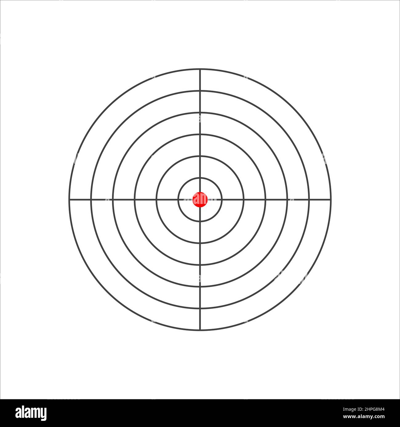 Target Icon Vector. Simple flat symbol. Perfect Black pictogram ...