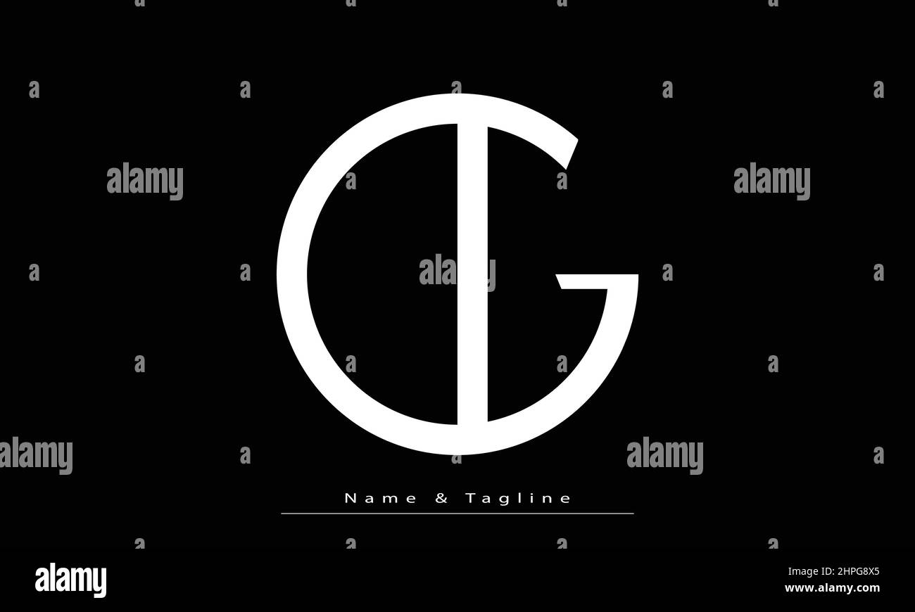 Alphabet letters Initials Monogram logo CG, GC Stock Vector Image & Art ...