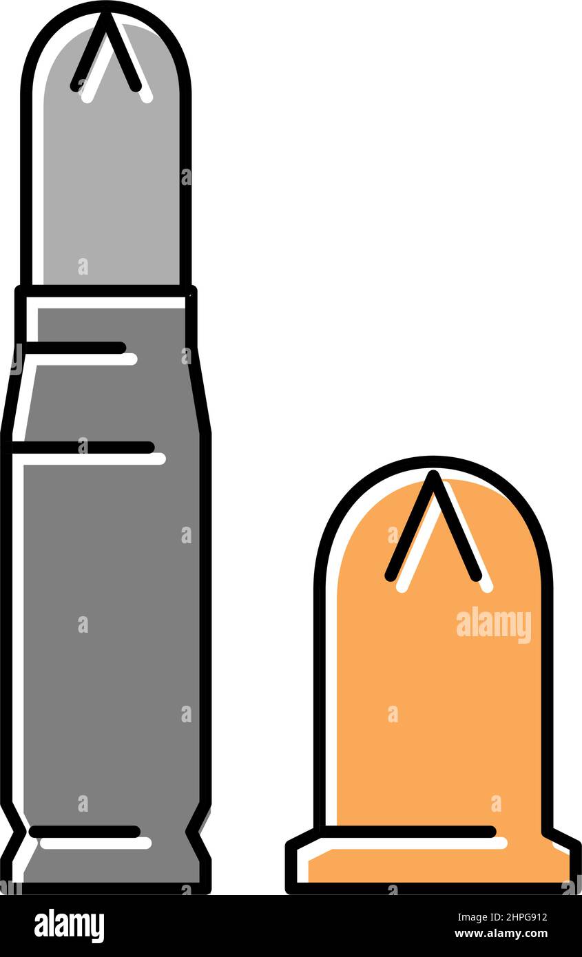 bullet types color icon vector illustration Stock Vector Image & Art ...