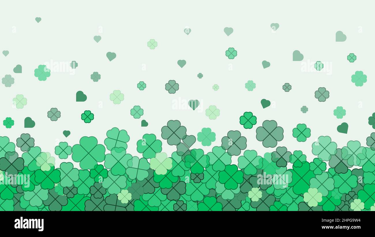 Falling shamrock leaves hi-res stock photography and images - Alamy