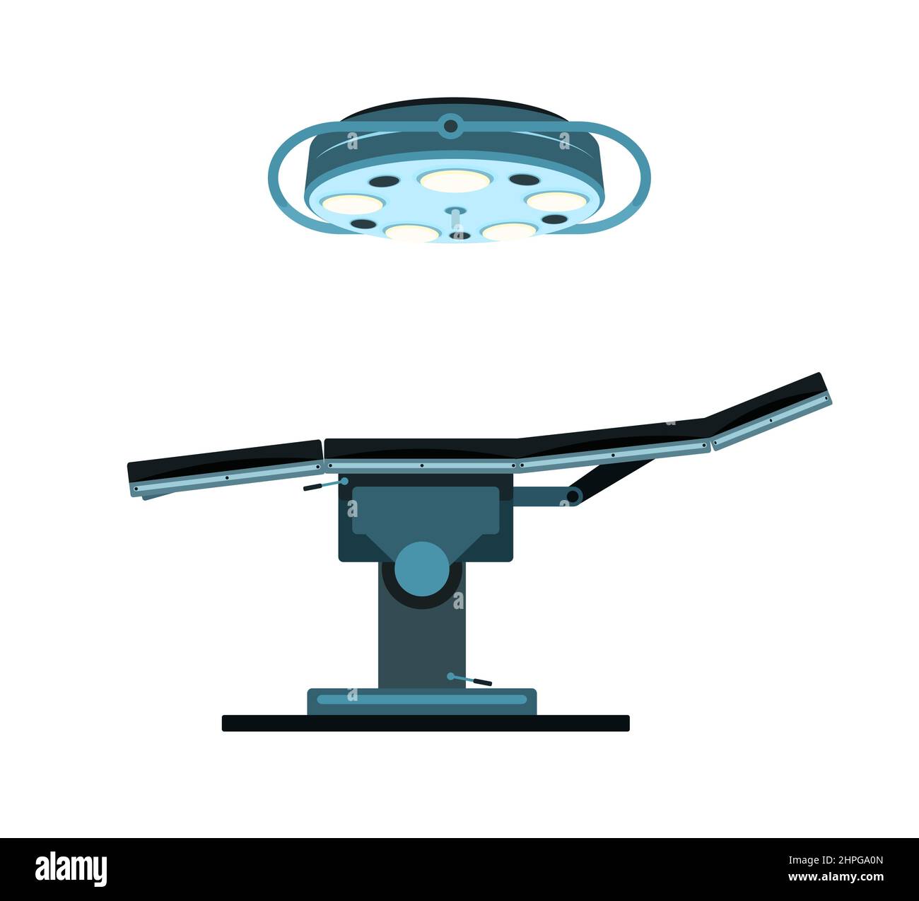 Operating room top view Stock Vector Images - Alamy