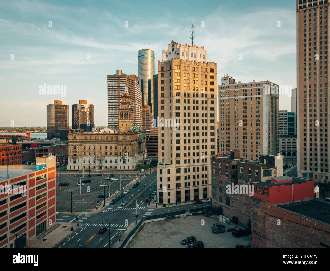 Detroit michigan streets hi-res stock photography and images - Alamy
