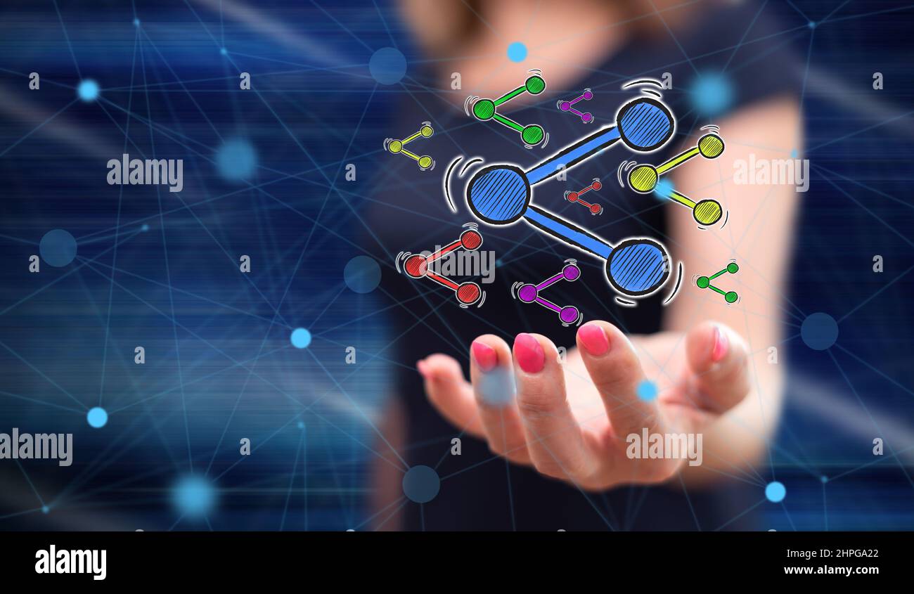 Hand share above hi-res stock photography and images - Alamy