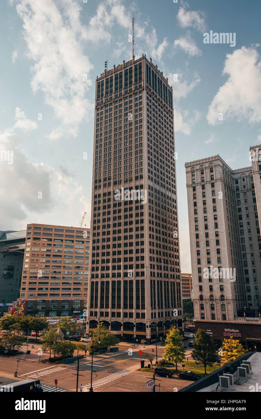 View of Cadillac Square, in downtown Detroit, Michigan Stock Photo - Alamy