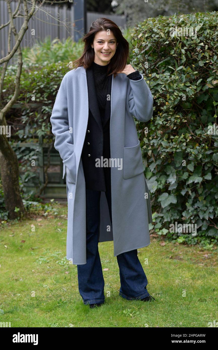 Barbara Ronchi attends the phtocall of the Rai fiction Vostro onore at ...