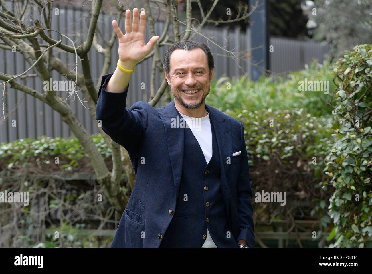 Stefano Accorsi attends the phtocall of the Rai fiction Vostro onore at ...