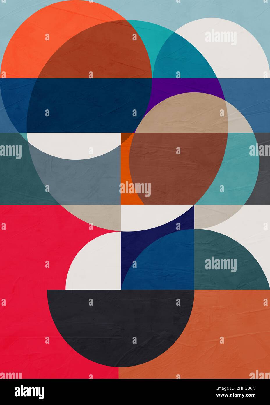 Abstract art of geometric shapes with colorful texture Stock Photo - Alamy