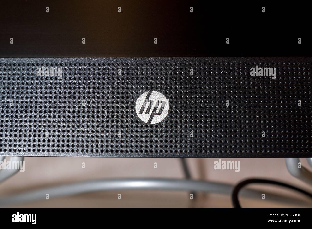 Hp laptop logo hi-res stock photography and images - Alamy