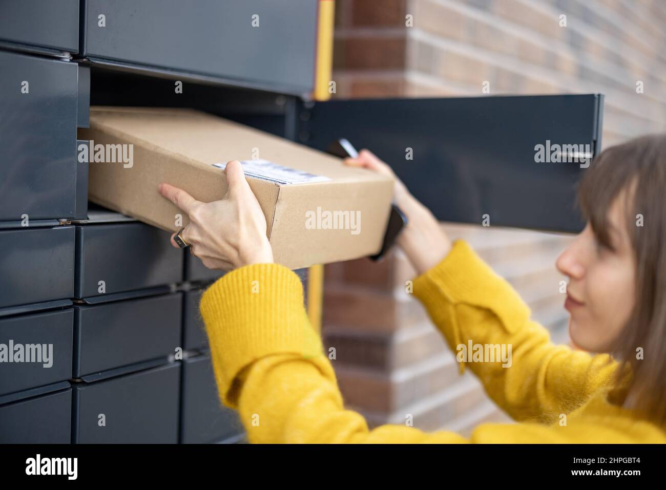Automatic post terminal hi-res stock photography and images - Alamy