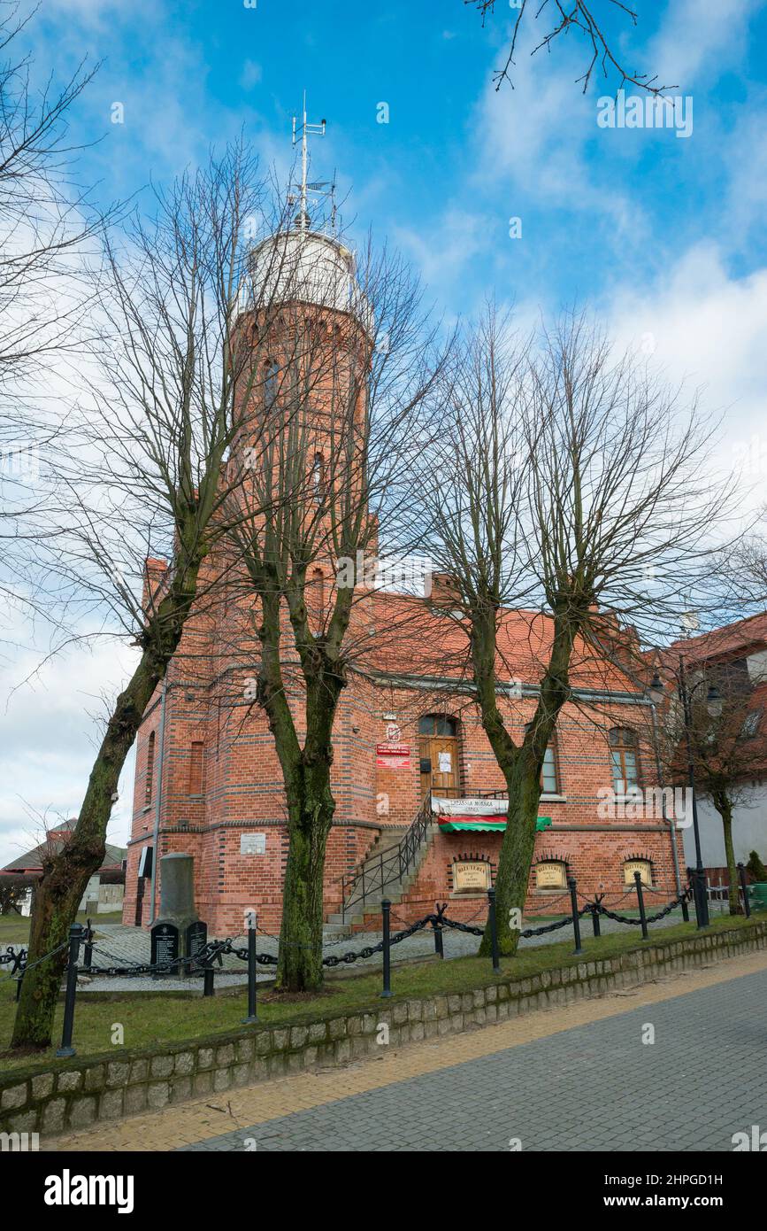 Ustka stolpmunde lighthouse hi-res stock photography and images - Alamy