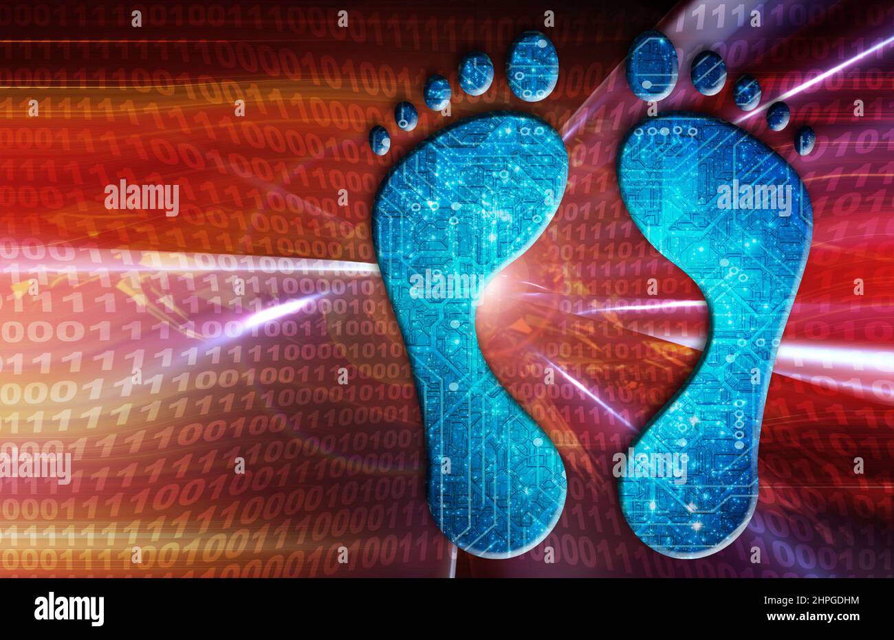 Digital footprint hi-res stock photography and images - Alamy