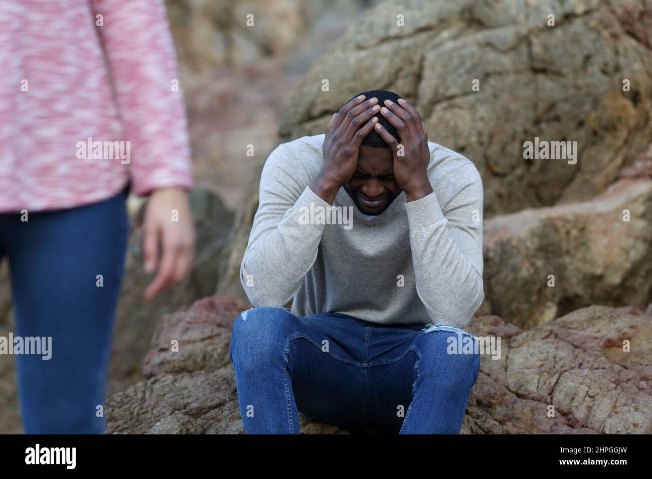 Sad goodbye hi-res stock photography and images - Alamy