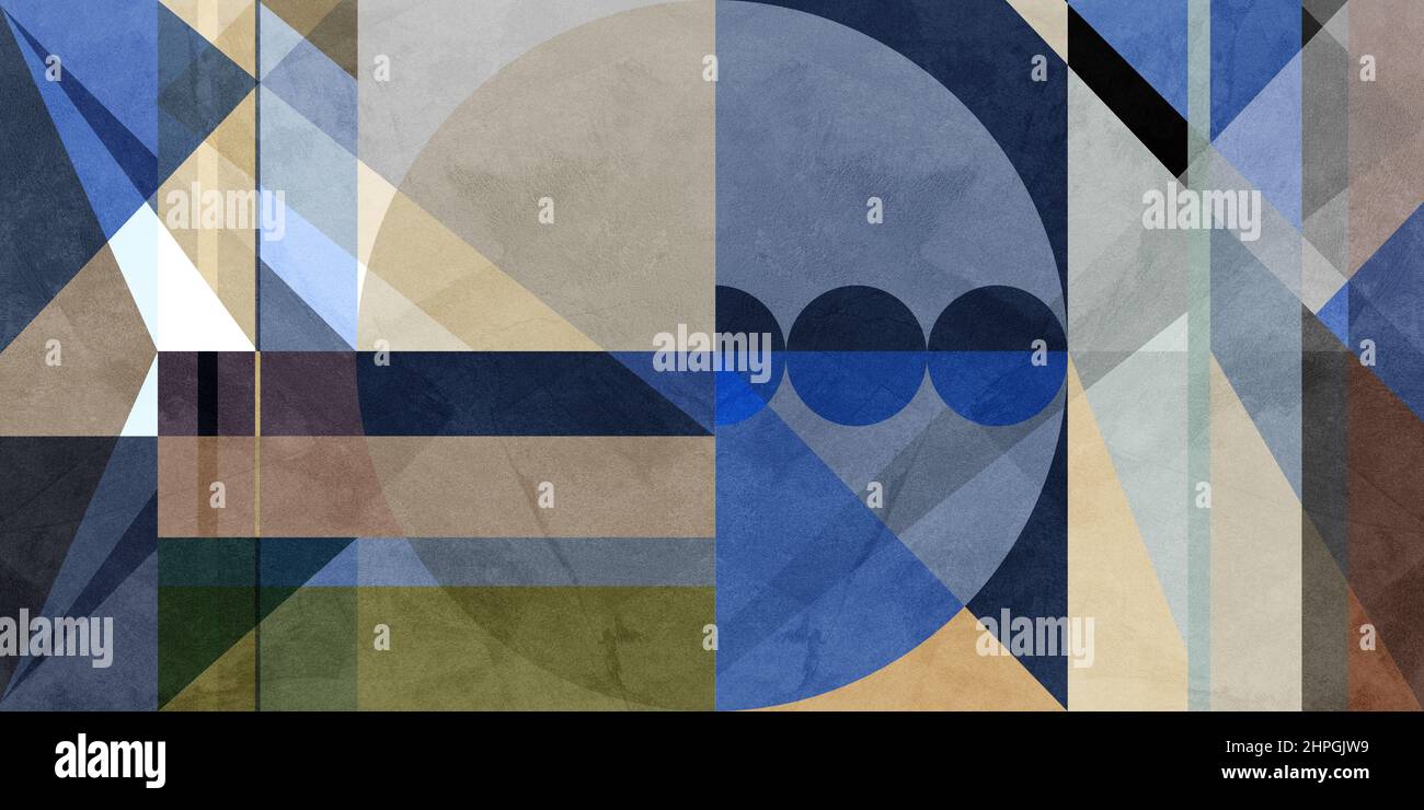 Abstract art of geometric shapes with colorful texture Stock Photo - Alamy
