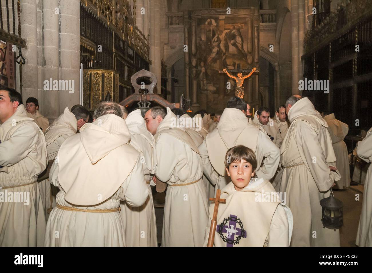 Holy Week in Zamora, Spain, procession on the night of Friday of ...