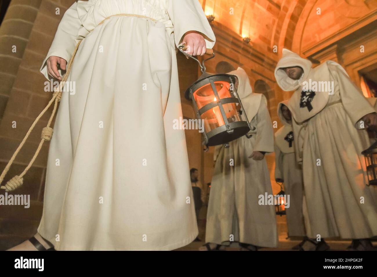 Holy Week in Zamora, Spain, procession on the night of Friday of ...