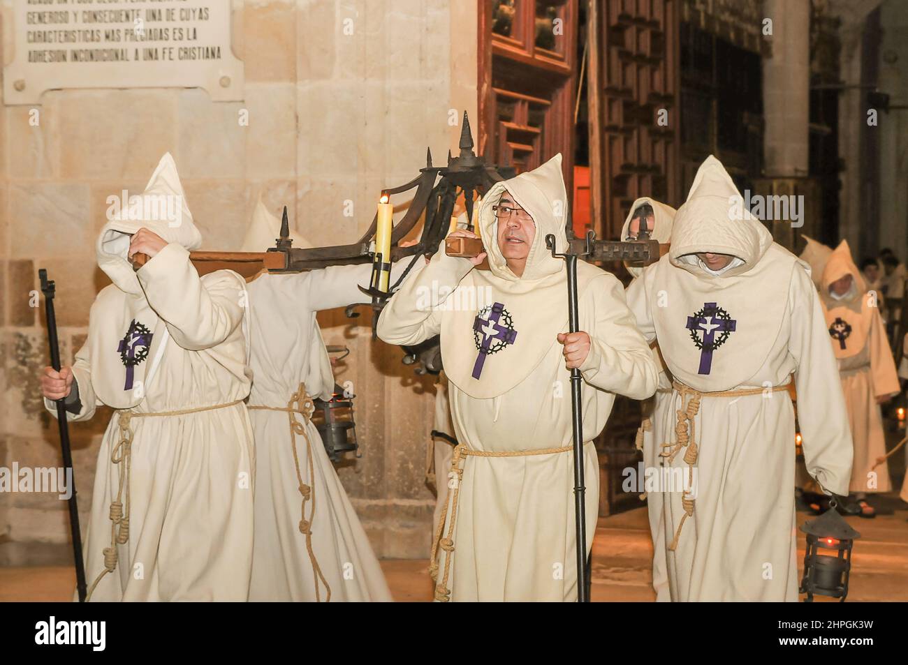 Holy Week in Zamora, Spain, procession on the night of Friday of ...