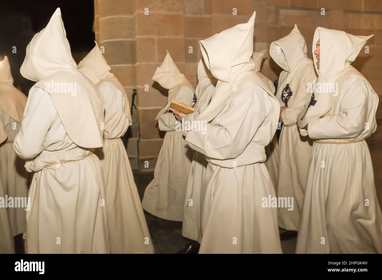 Holy Week in Zamora, Spain, procession on the night of Friday of ...