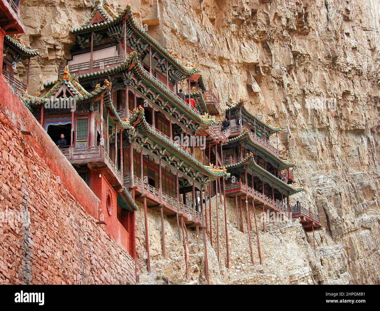 The Hanging Temple, also Hanging Monastery or Xuankong Temple is a ...
