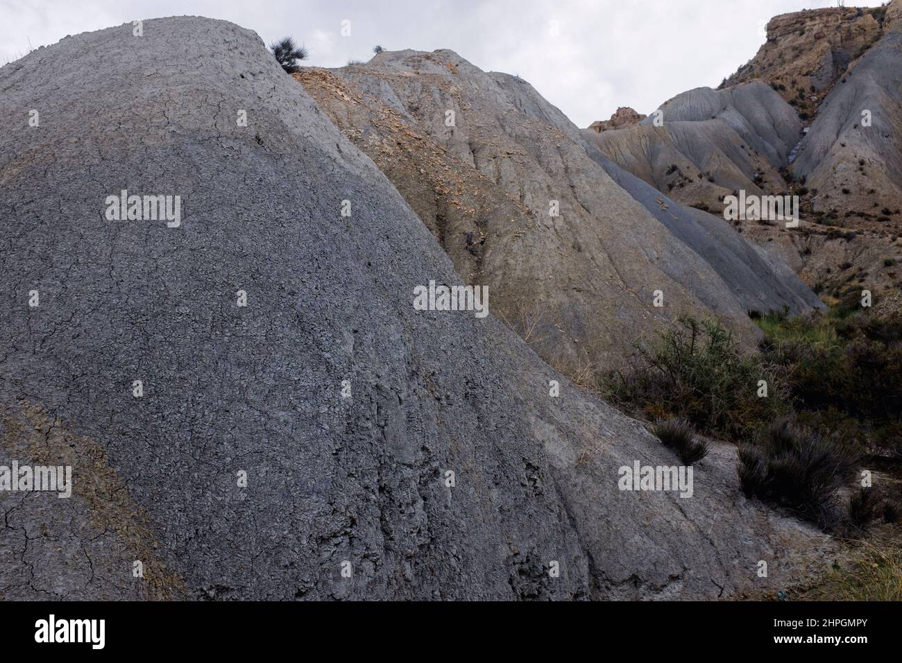 Rock formations in Barranco del Cautivo, Tabernas Desert, Almería ...