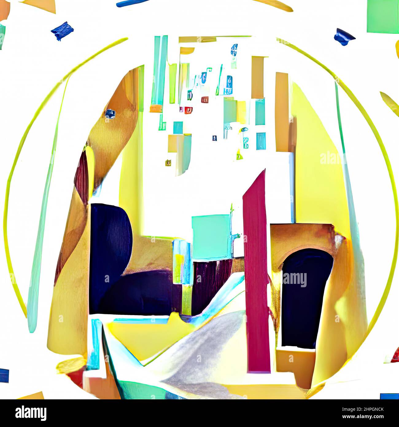Colorful creative surreal collage. Abstract art creative background ...