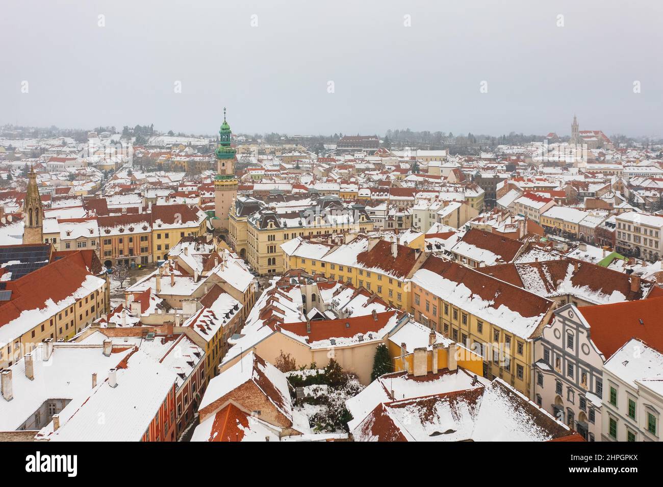 Sopron aerial hi-res stock photography and images - Alamy