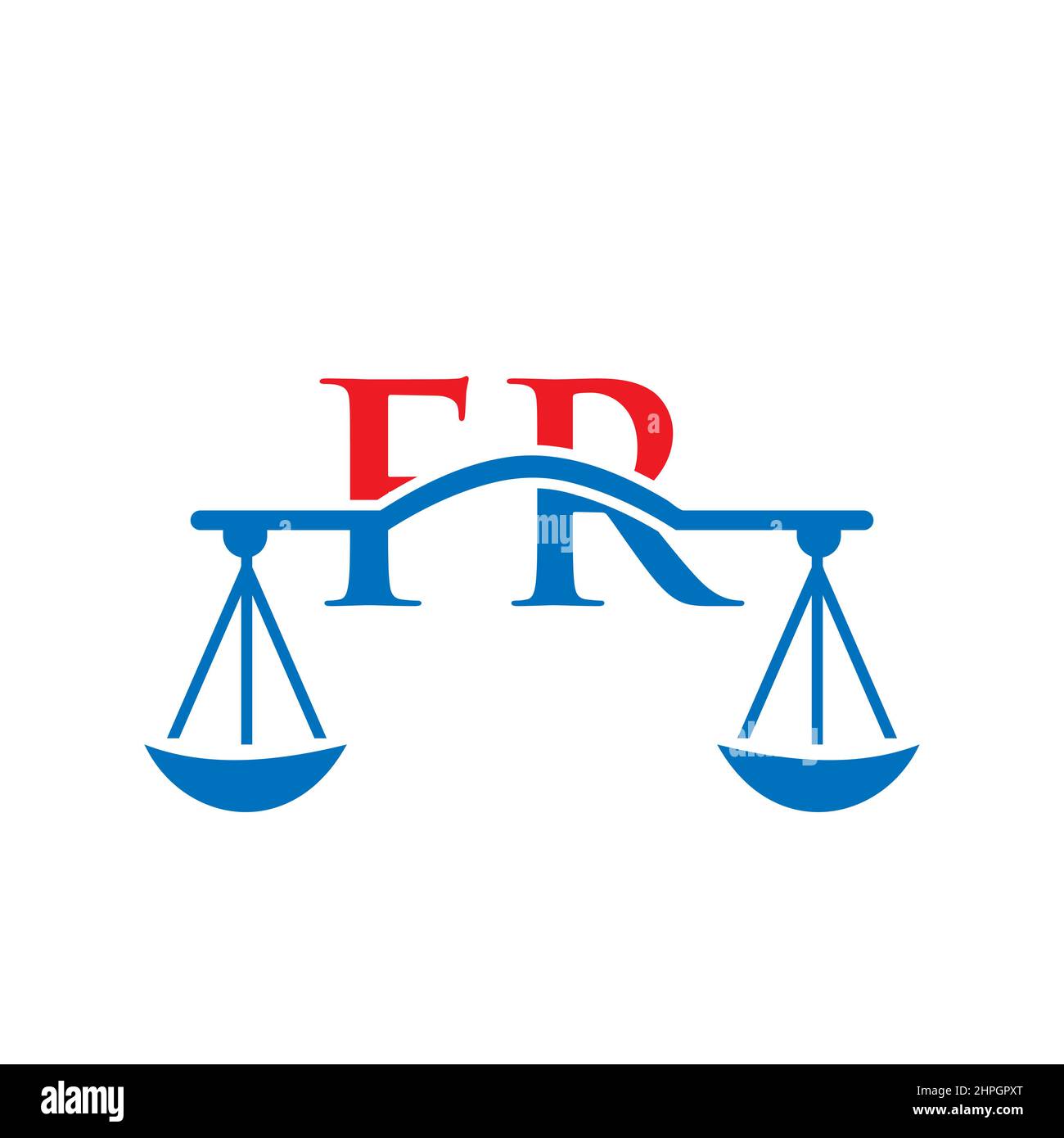 Law Firm Letter FR Logo Design. Lawyer, Law Attorney Lawyer Service ...