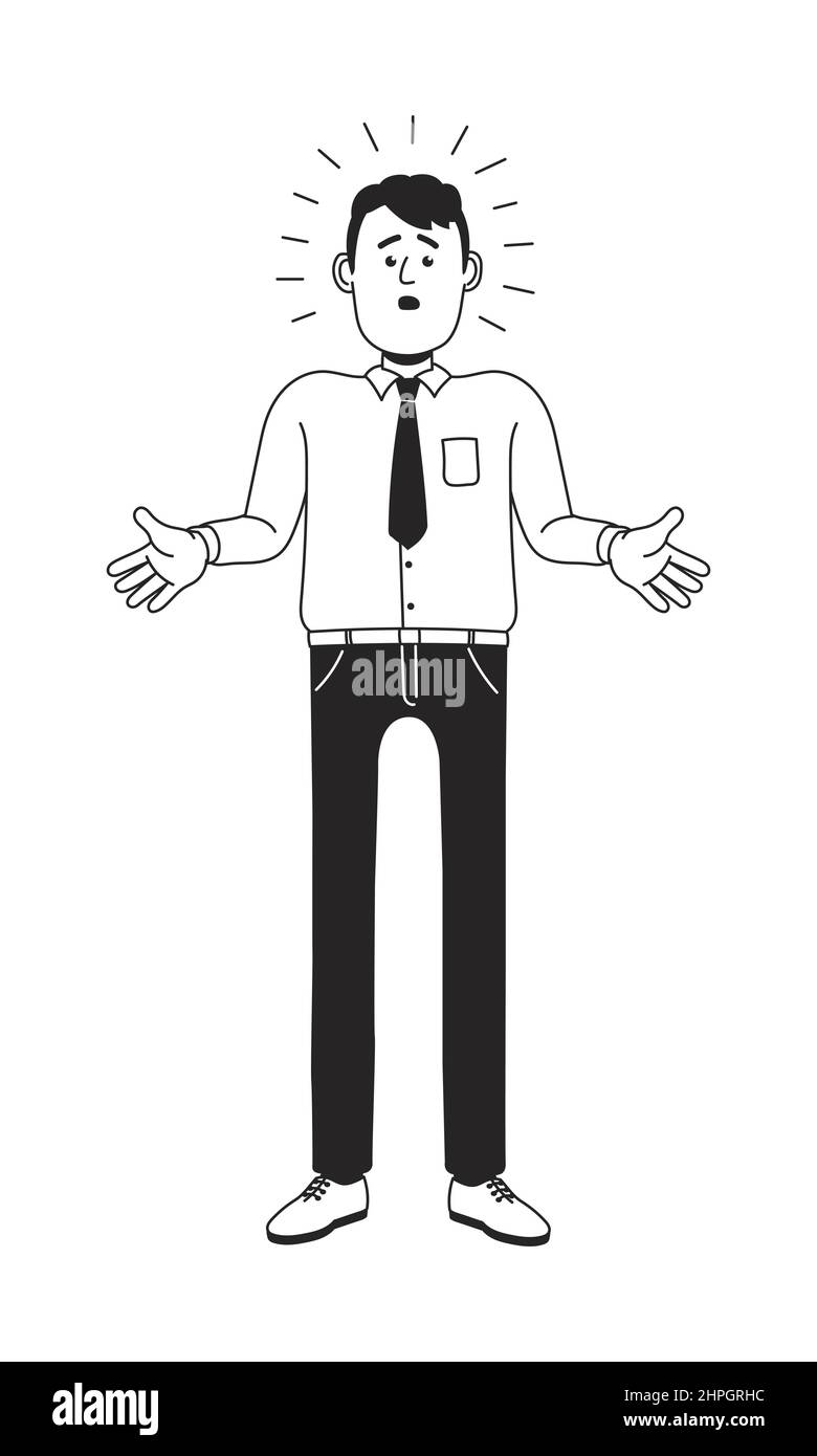 Shrug gesture Stock Vector Images - Alamy