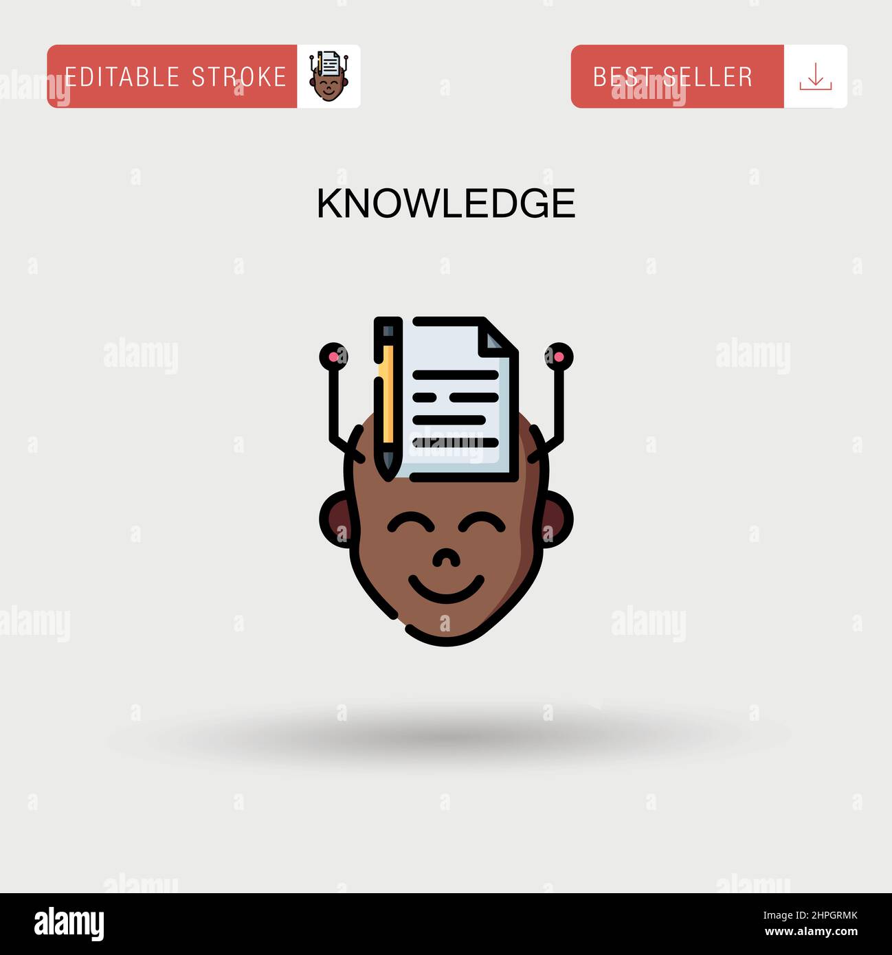 Knowledge Simple vector icon Stock Vector Image & Art - Alamy