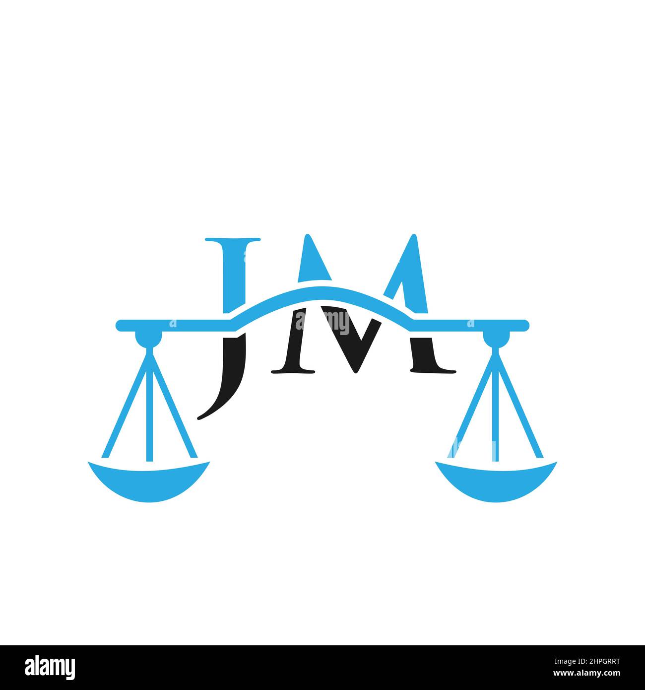 Law Firm Letter JM Logo Design. Lawyer, Law Attorney Lawyer Service ...