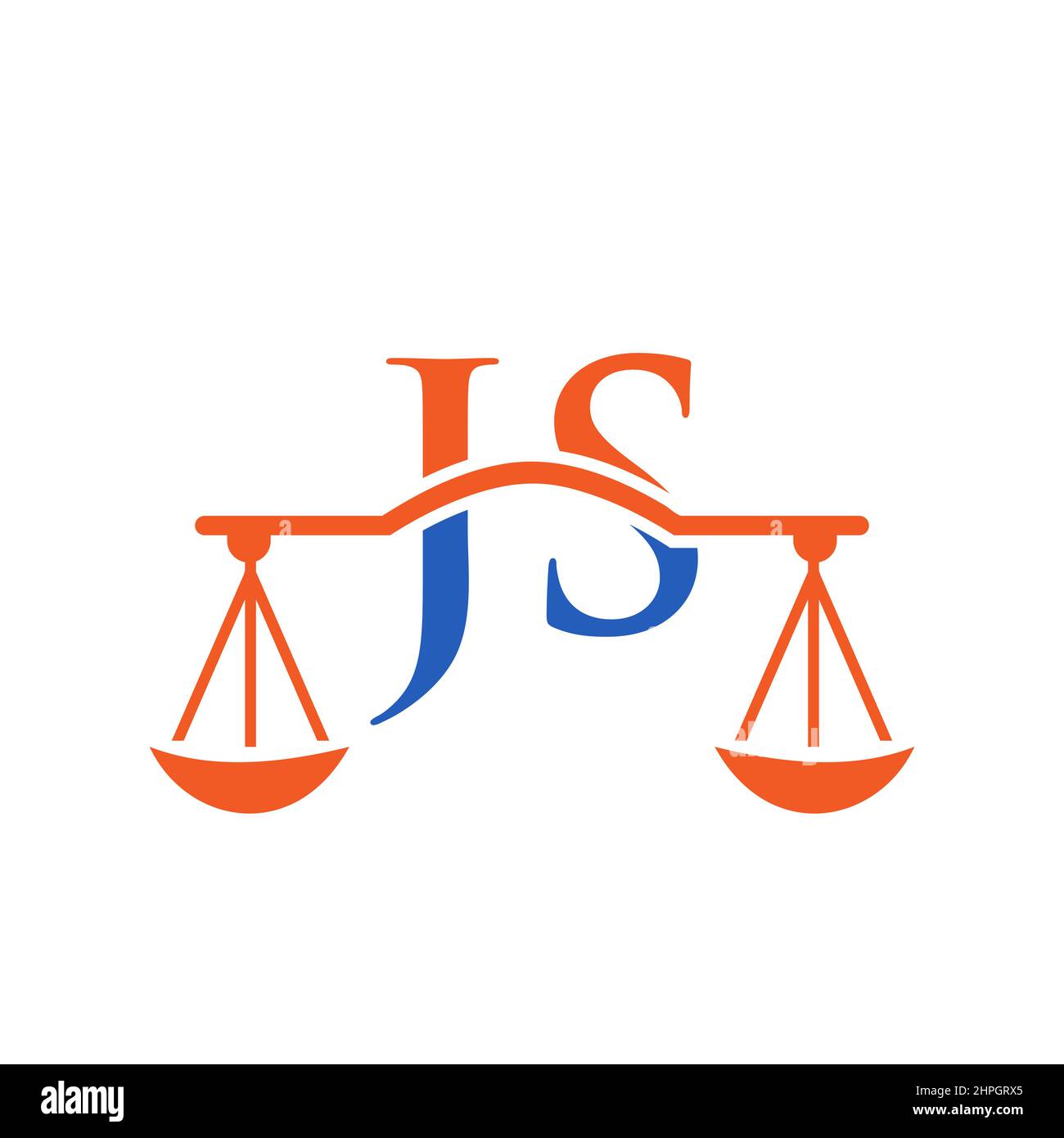 Law Firm Letter JS Logo Design. Lawyer, Law Attorney Lawyer Service ...