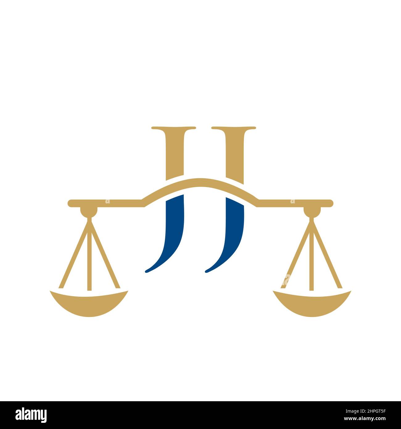Law Firm Letter JJ Logo Design. Lawyer, Law Attorney Lawyer Service ...