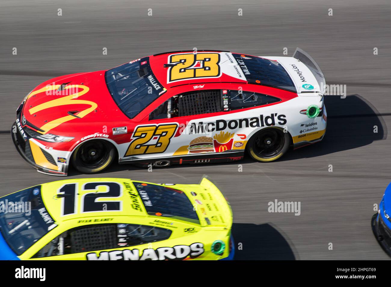 February 20, 2022: NASCAR Cup Series drivers Ryan Blaney (12) Bubba ...