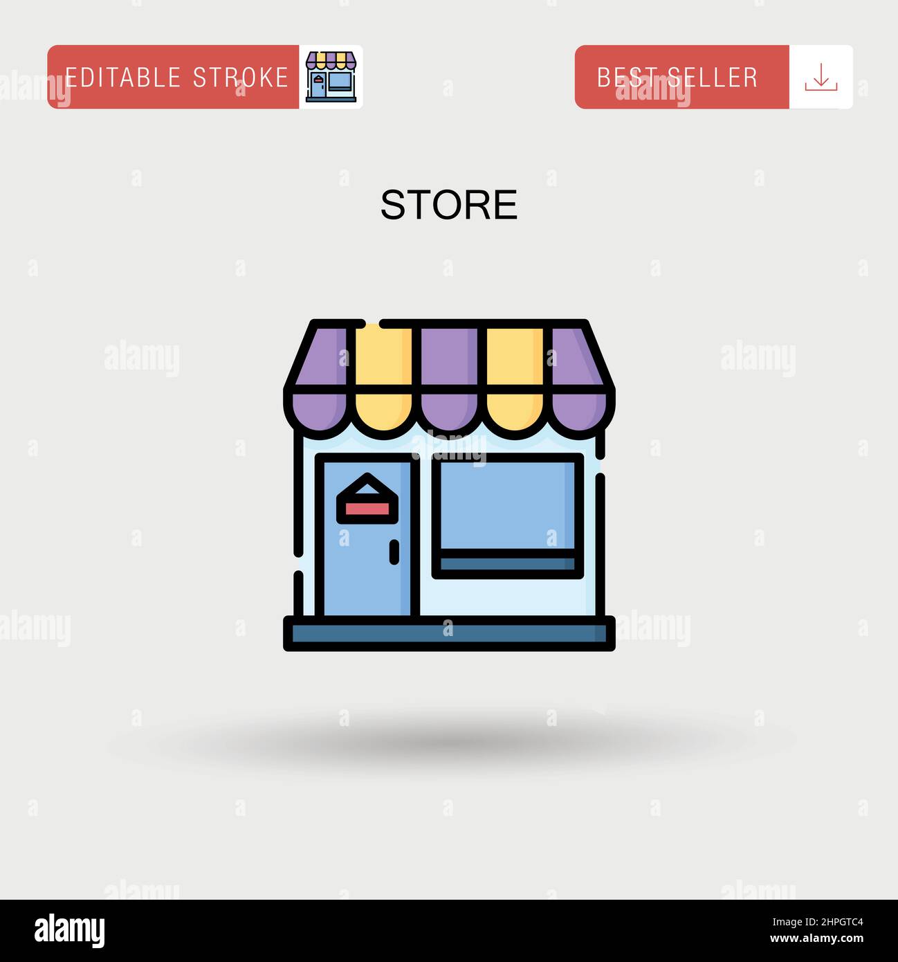 Small Grocery Store Stock Vector Images - Alamy