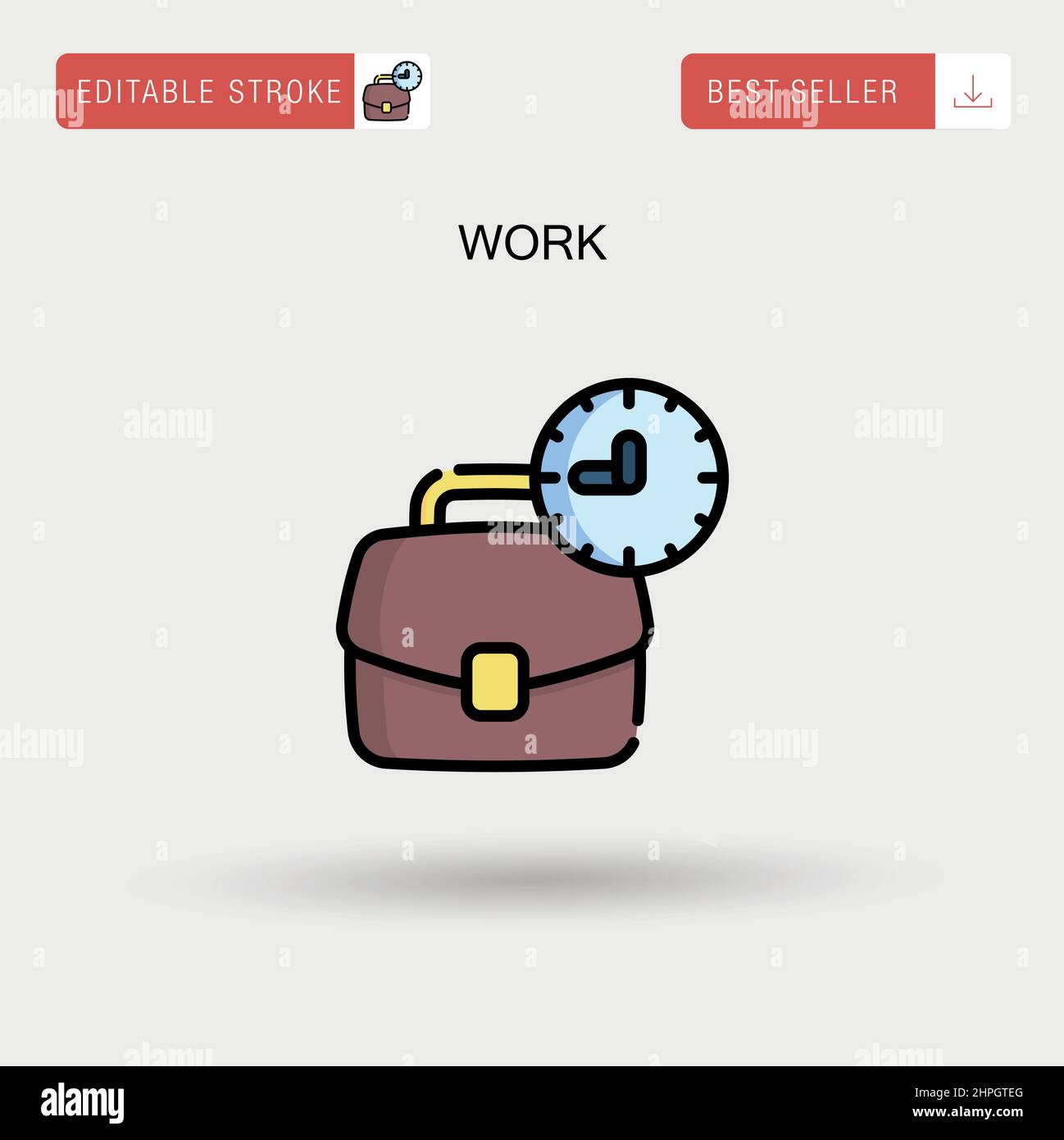 Work Simple vector icon Stock Vector Image & Art - Alamy