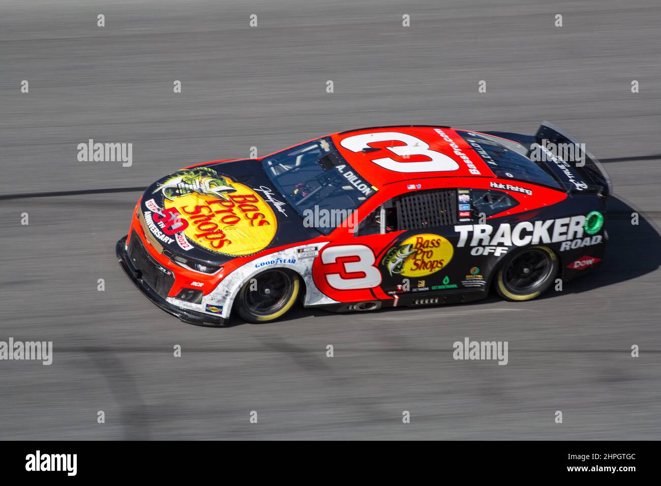 February 20, 2022: NASCAR Cup Series driver Austin Dillon (3) races ...
