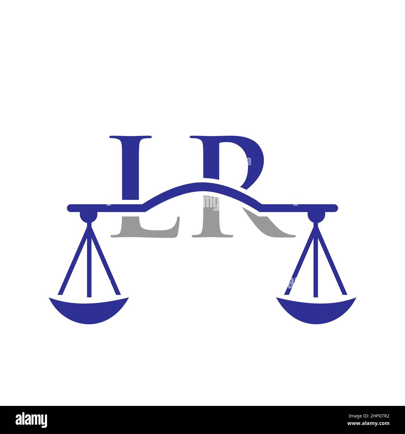 Law Firm Letter LR Logo Design. Lawyer, Law Attorney Lawyer Service ...